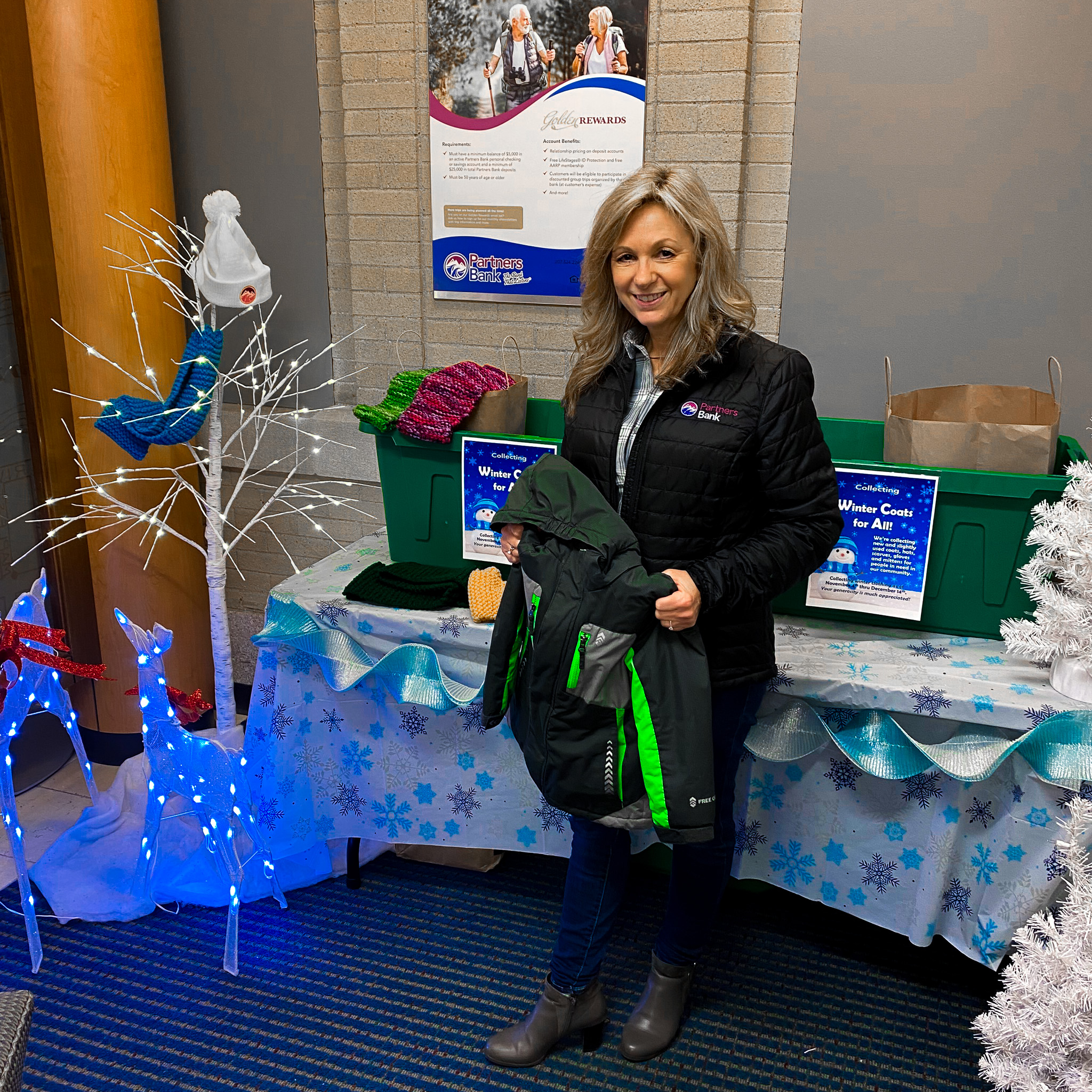 Winter Coat Drive | Maine Community | Partners Bank