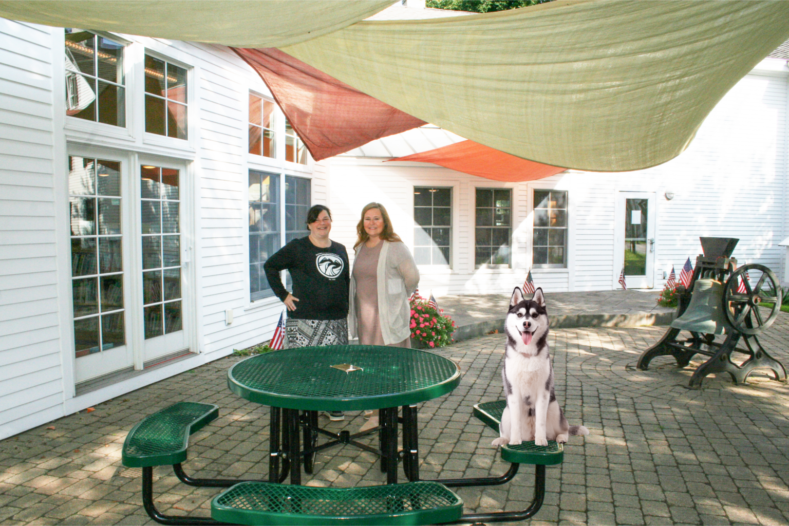 Springvale Branch Donates New Table to Springvale Library